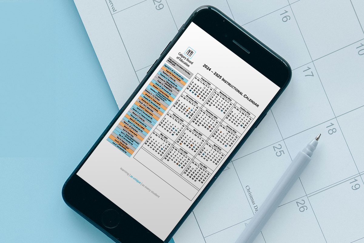 2025-2026 School Calendar Available
