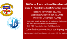 Grade 9 IB Information Sessions - Sir Winston Churchill High School